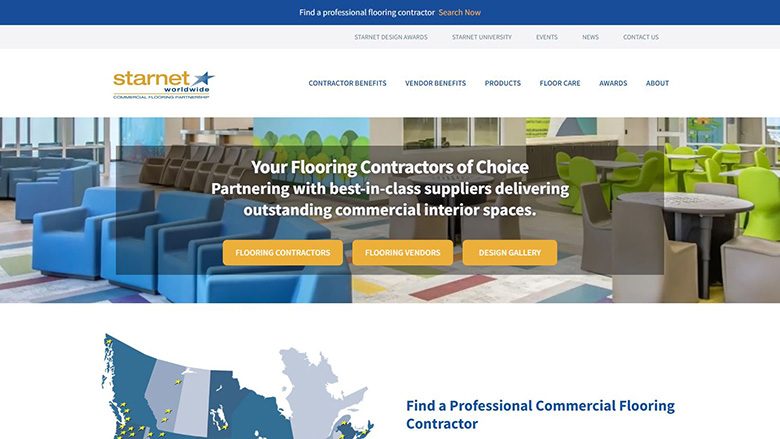 Starnet Unveils New Website | FLOOR Trends & Installation