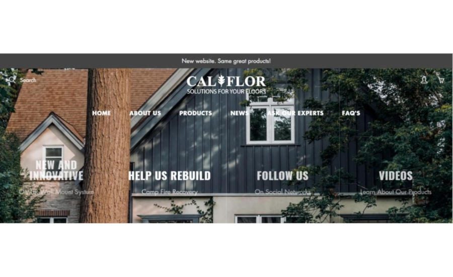 CalFlor Launches Redesigned Website | 2019-09-16 | FLOOR Trends ...